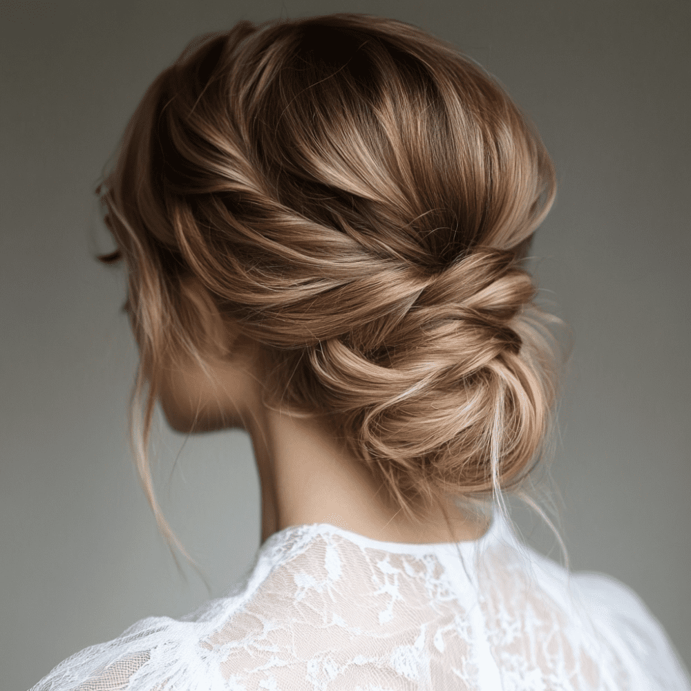 Medium Length Hair Updos 37 Gorgeous Looks For Work Weddings Beyond