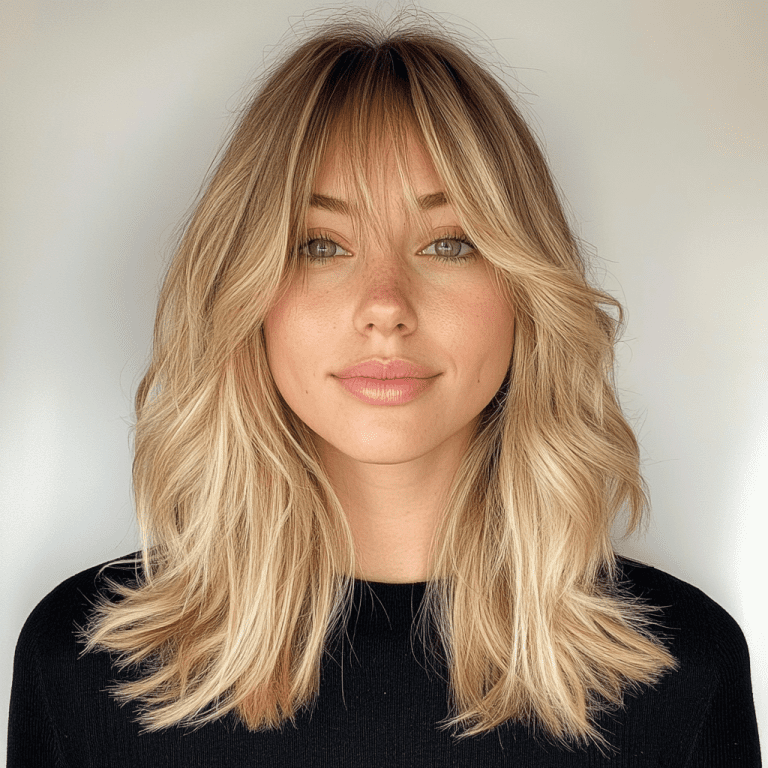 Face Framing Layers with Bangs: The Ultimate Guide to Styles, Cuts ...