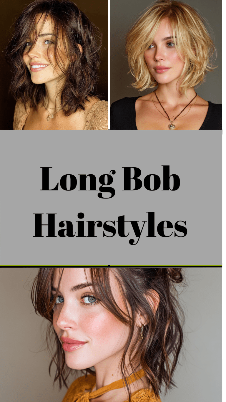 The Ultimate Long Bob Guide: Haircuts, Styles & Tips for a Flattering ...