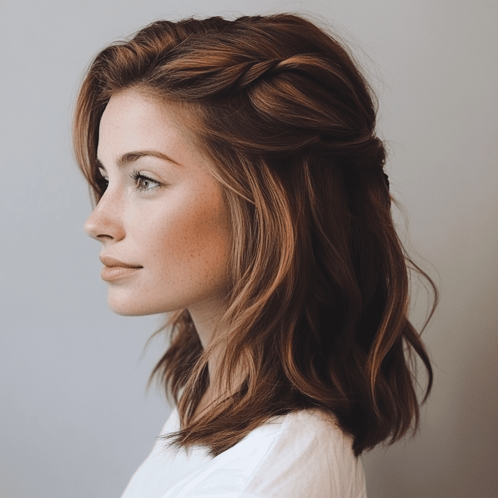 Effortless Chic: 35+ Easy Hairstyles for Medium Hair for School, Work ...