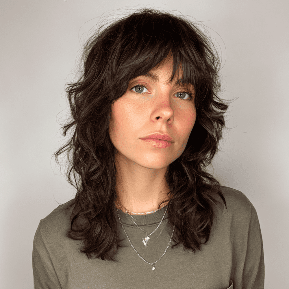 How to Master the Curtain Bangs Medium Hair Trend: Styling Tips & Ideas ...