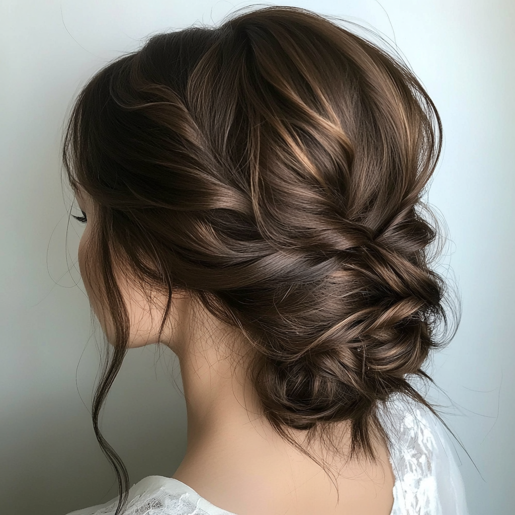 Medium Length Hair Updos: 37 Gorgeous Looks for Work, Weddings & Beyond ...