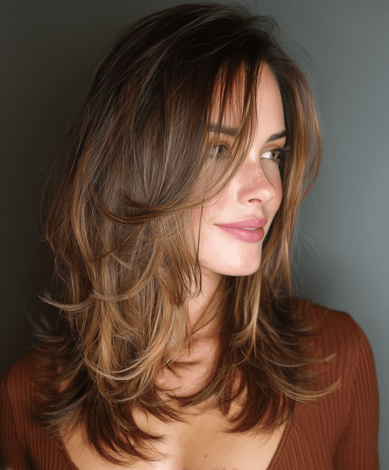 Mid Length Hair With Layers: 35 Stunning Styles for Volume ...