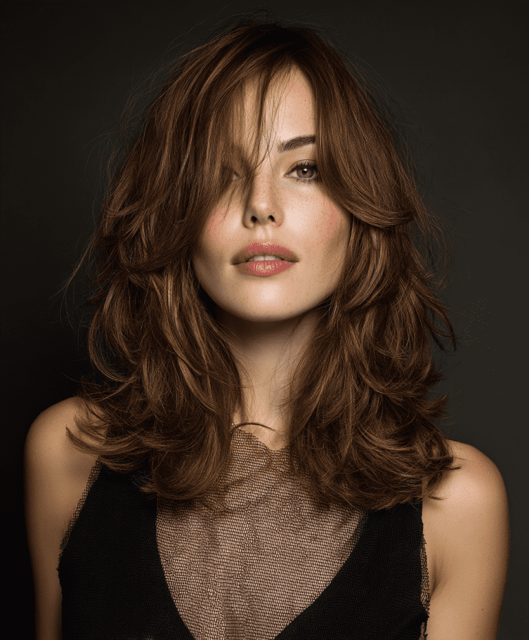 Mid Length Hair With Layers: 35 Stunning Styles for Volume ...