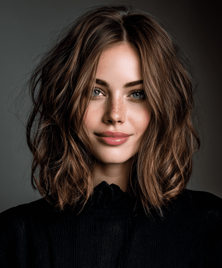 Haircuts for Round Face Shape: Top 35 Styles to Slim & Sculpt Your Face ...